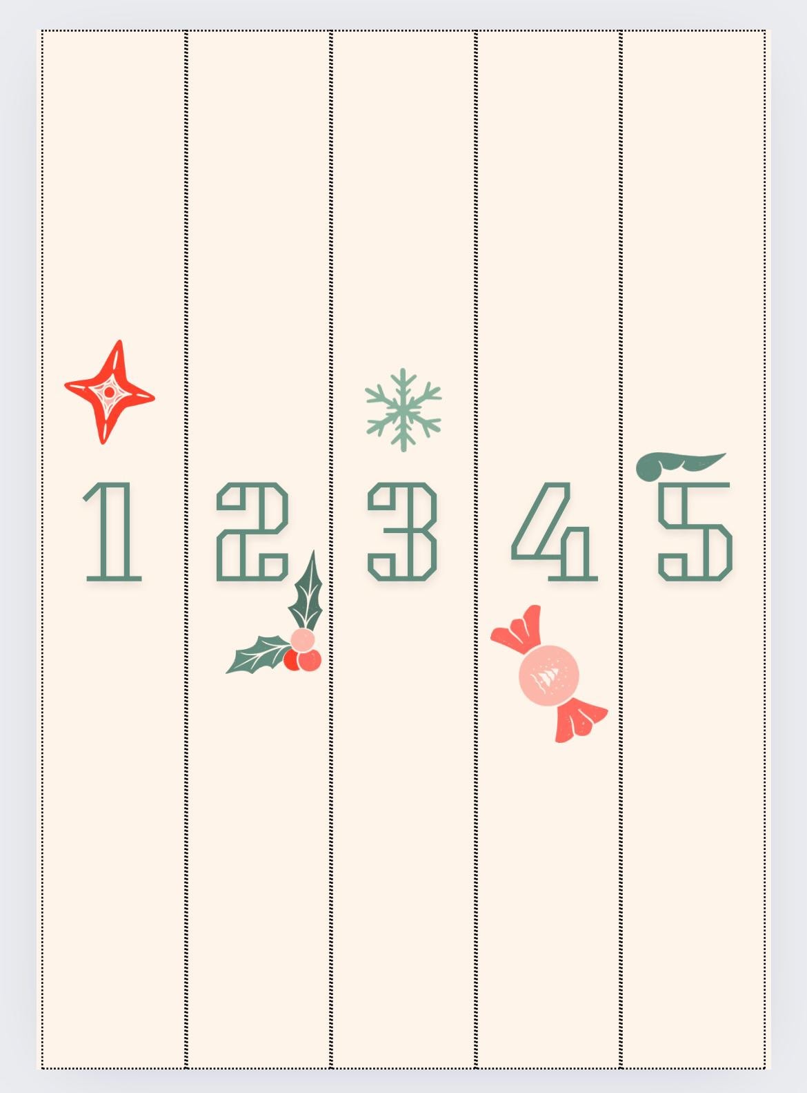 Christmas List, Letter, and Countdown Chain - Etsy