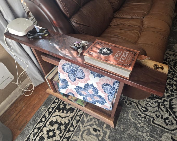 Solid Walnut End Table - Etsy
