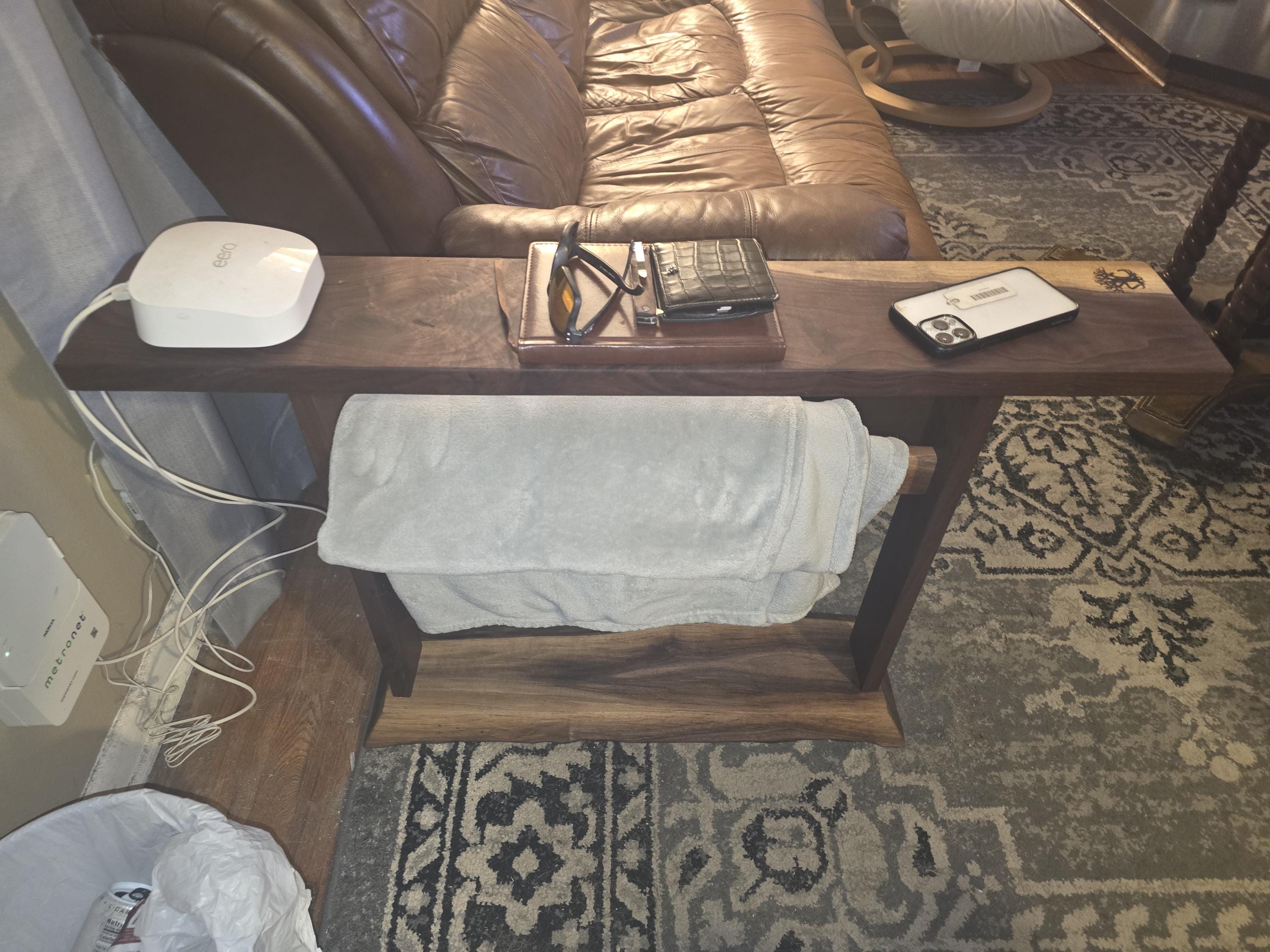 Solid Walnut End Table - Etsy