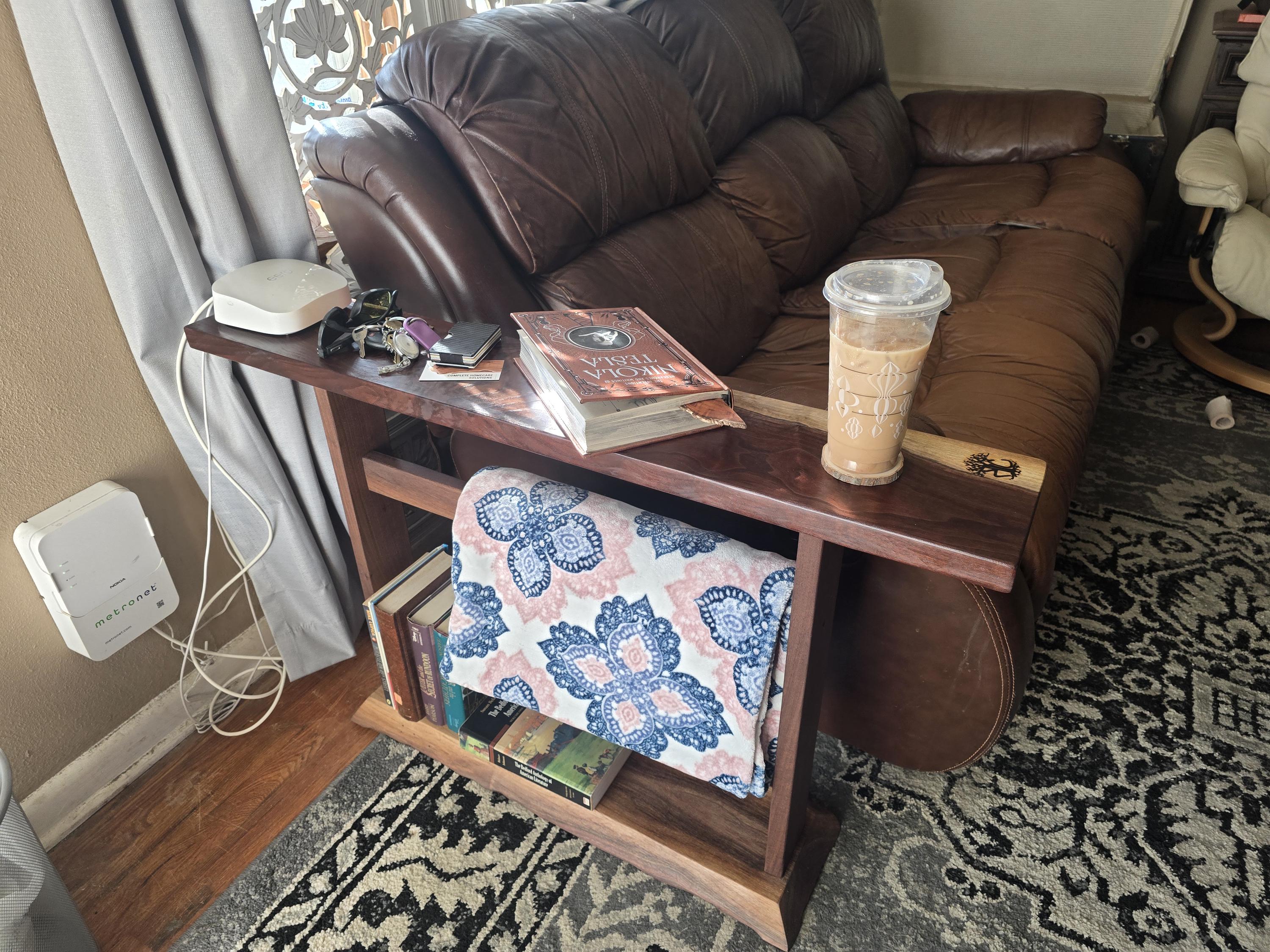Solid Walnut End Table - Etsy