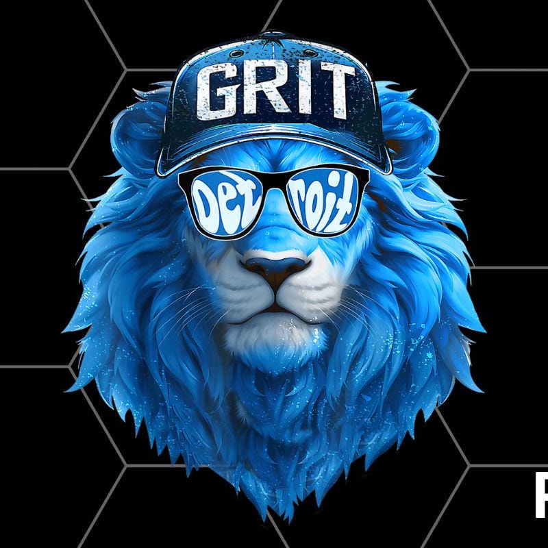 Detroit Lions Grit Svg - Etsy