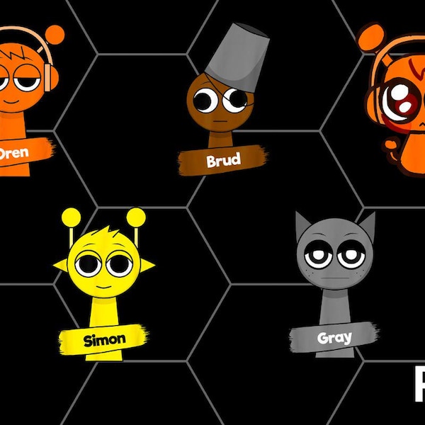 Sprunki Sticker - Etsy