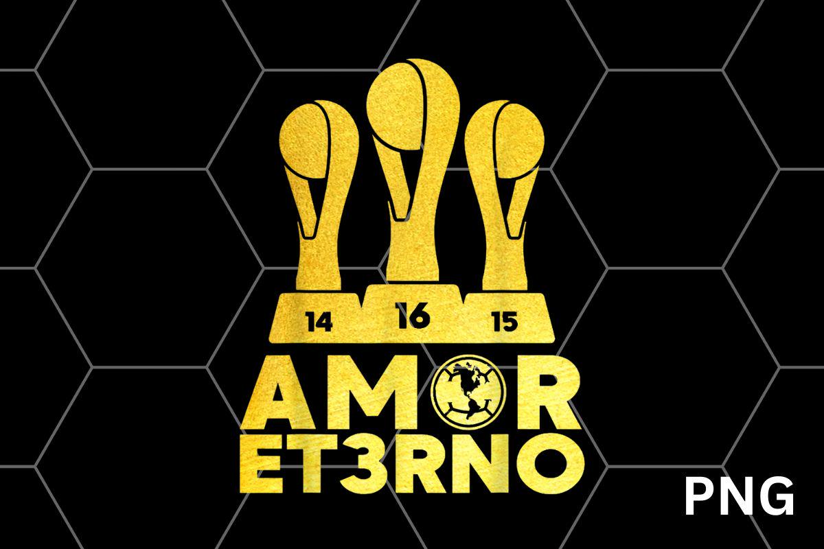 AMOR ET3RNO America Tricampeon Png Download - Etsy