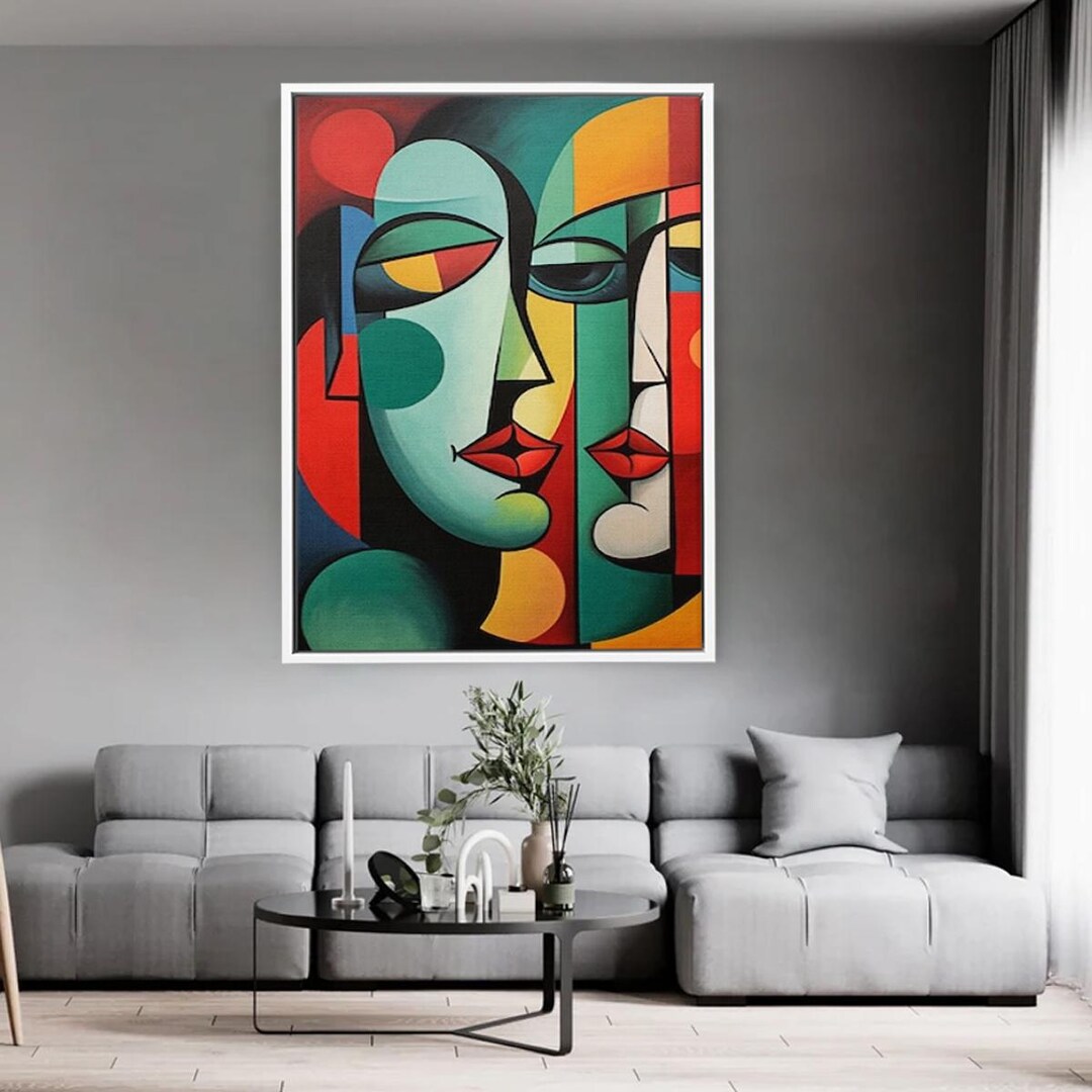 Pablo Picasso Wall Art, Tempered Glass Canvas, Glass Printing, Large ...