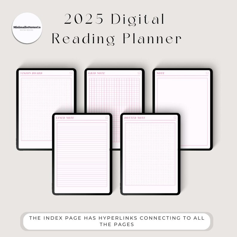 Digital Reading Journal: Book Log With Reading Challenges (ipad ...