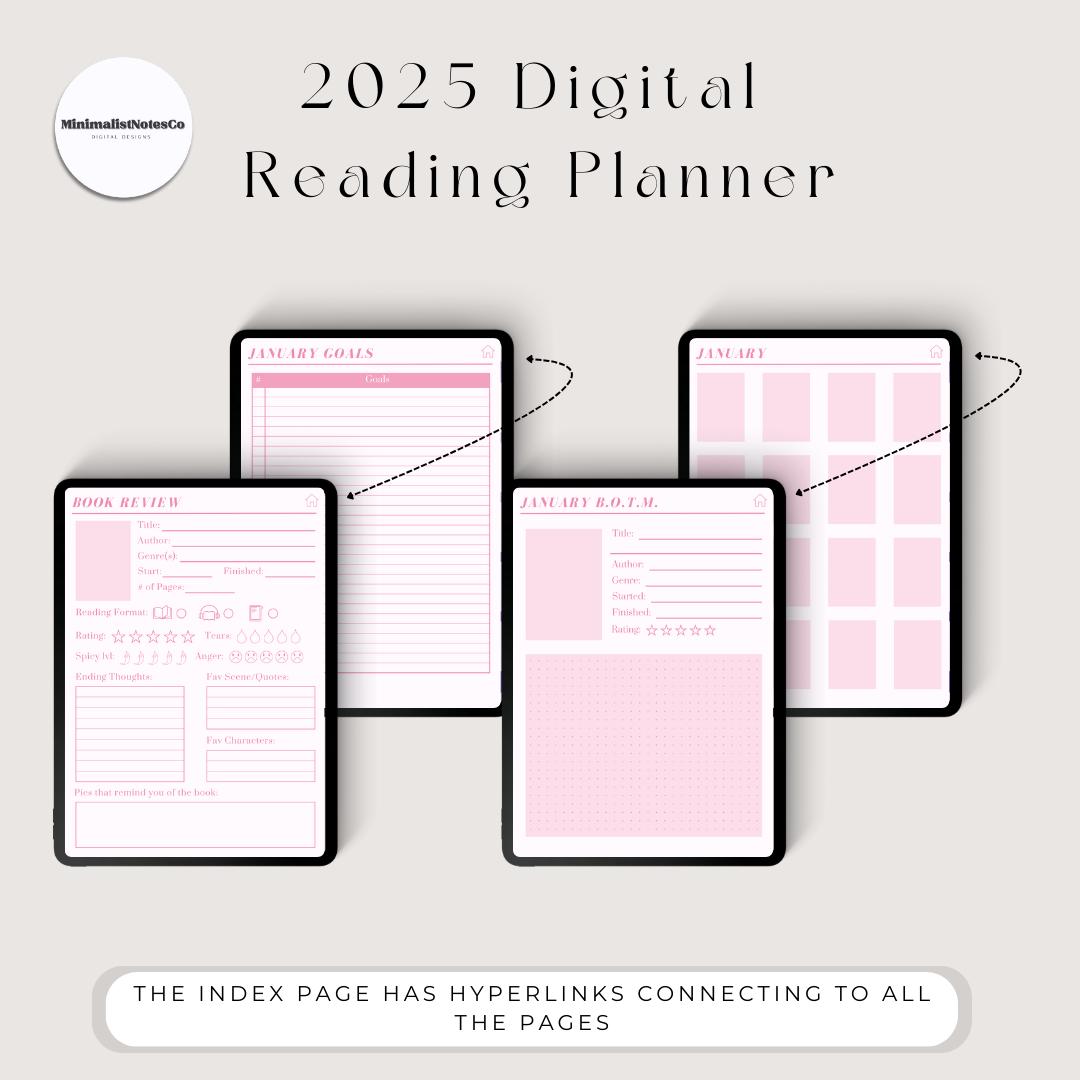 Digital Reading Journal: Book Log With Reading Challenges (ipad ...