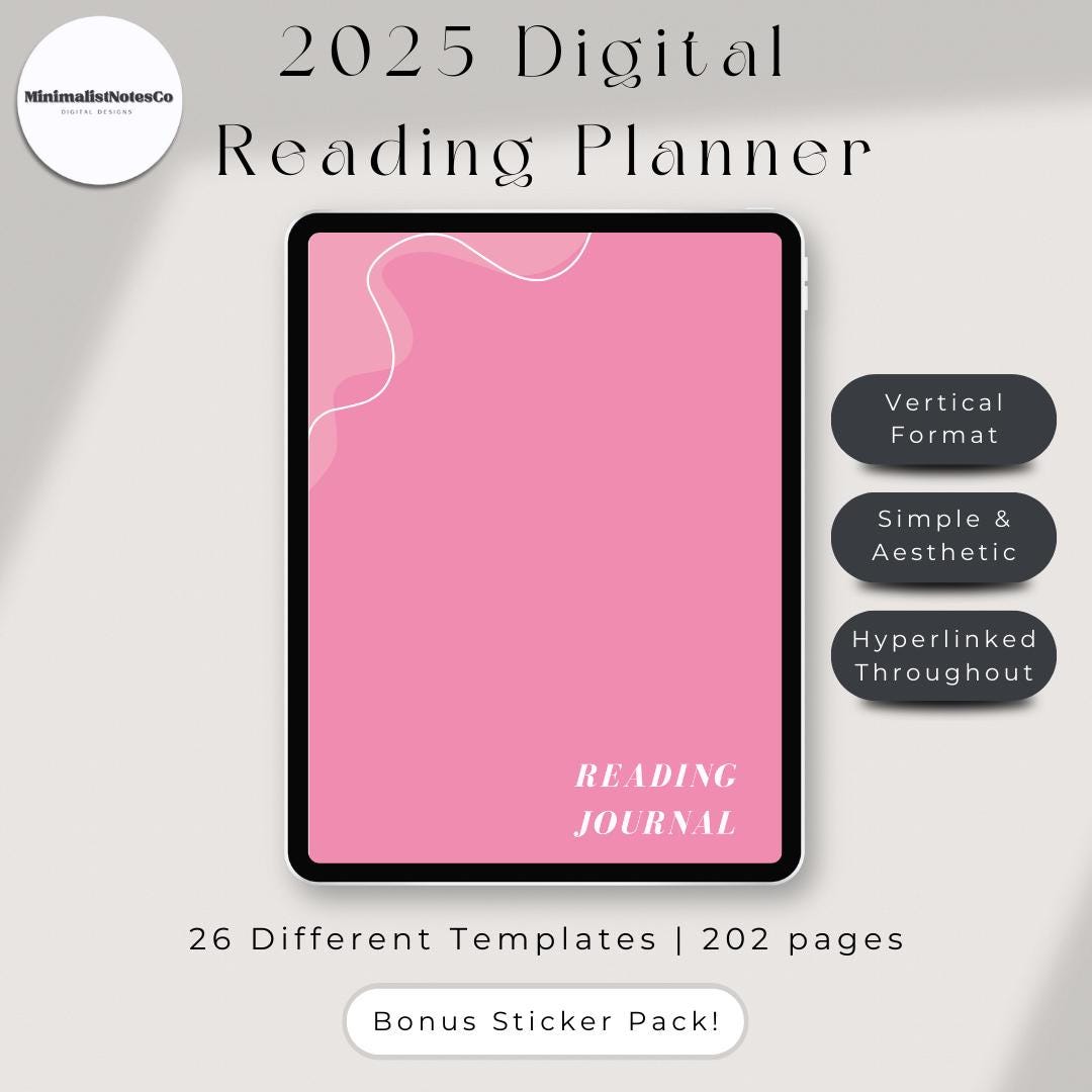 Digital Reading Journal: Book Log With Reading Challenges (ipad ...