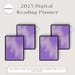 2025 Reading Journal Digital Reading Journal Hyperlinked Book Log and ...