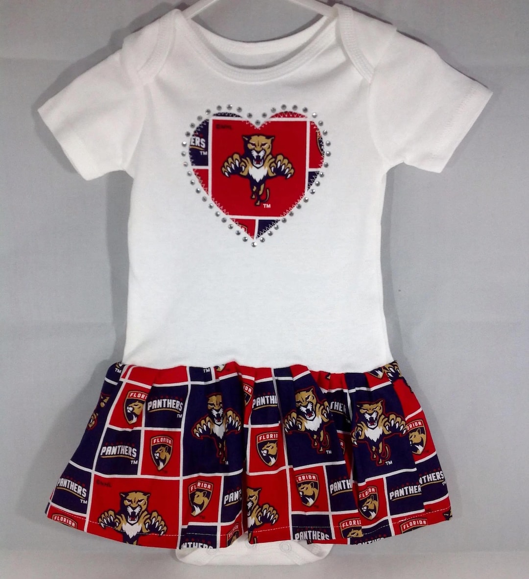 Custom Made Inspired Florida Panthers Infant Dress With or Without ...
