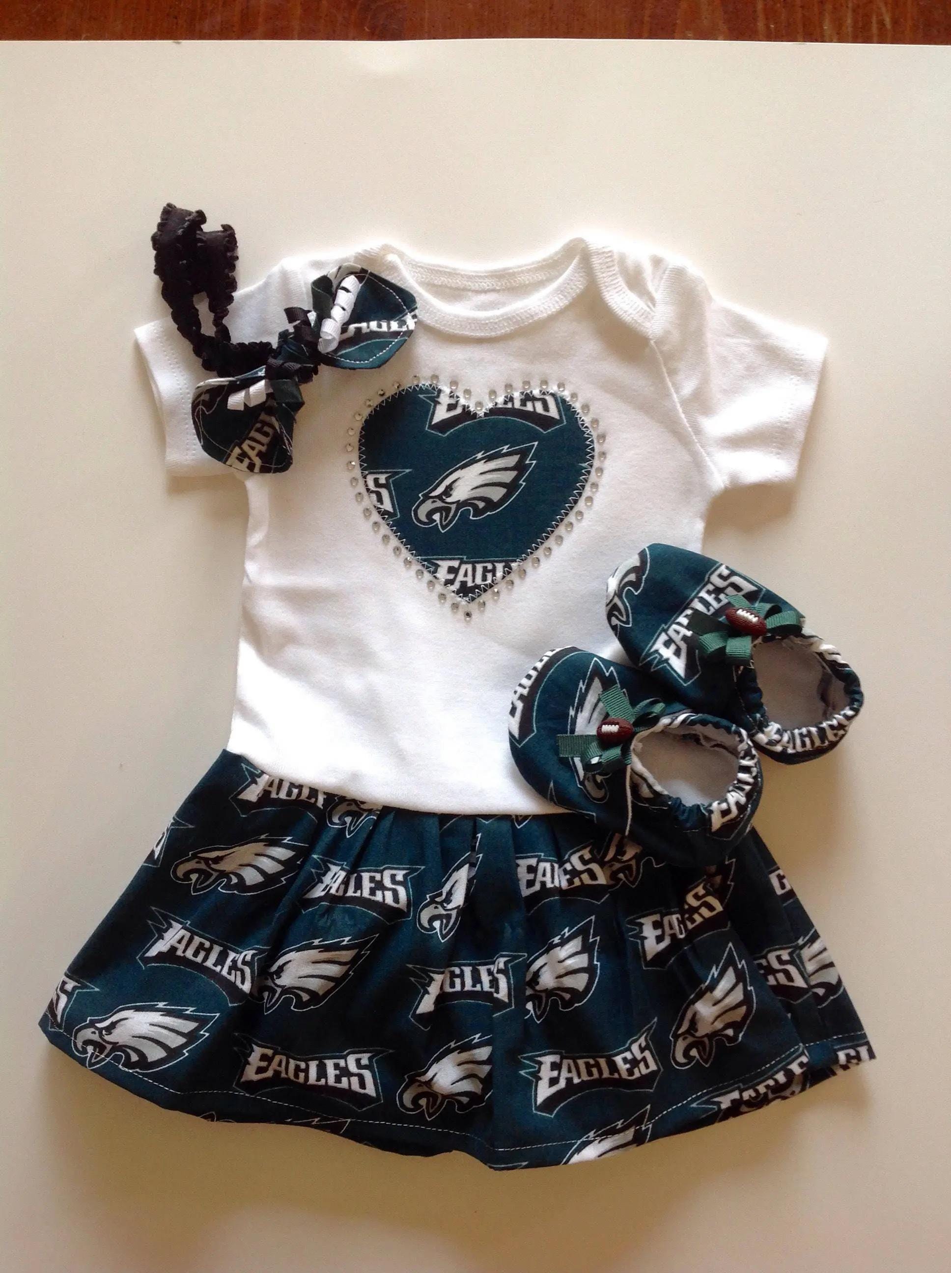 Custom Made Inspired Philadelphia Eagles Home Coming Infant Outfit With ...