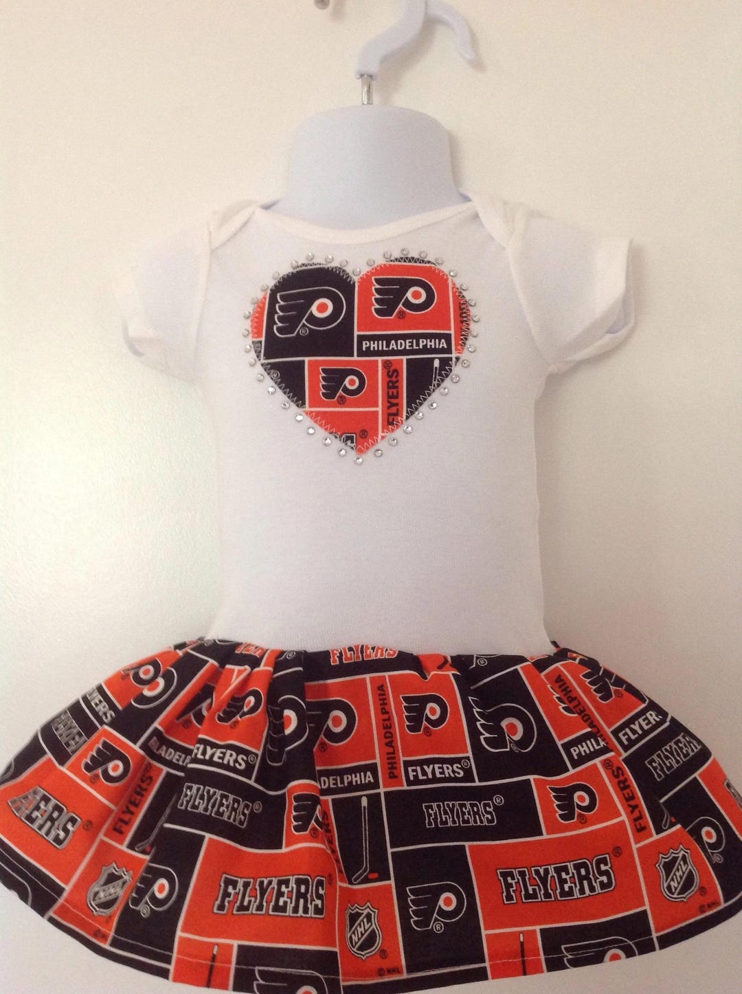 Custom Made Inspired Philadelphia Flyers Infant Dress With or Without ...