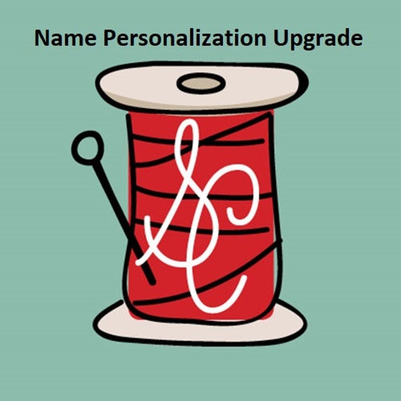 NAME PERSONALIZATION UPGRADE by Sewing Celebrations | Catch My Party