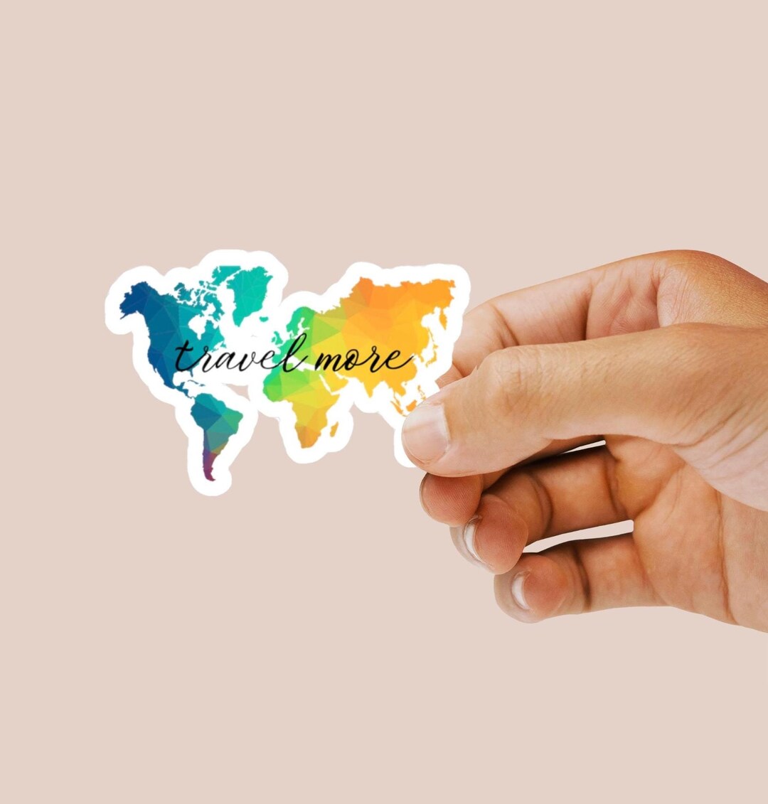Travel More Sticker, Travel Sticker for Suitcase,travel Sticker for ...
