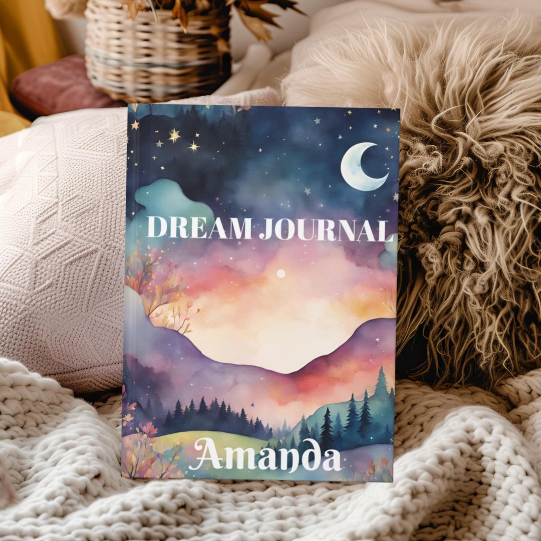 Personalized Dream Name Journal Notebook, Dream Tracker, Sleep Journal ...
