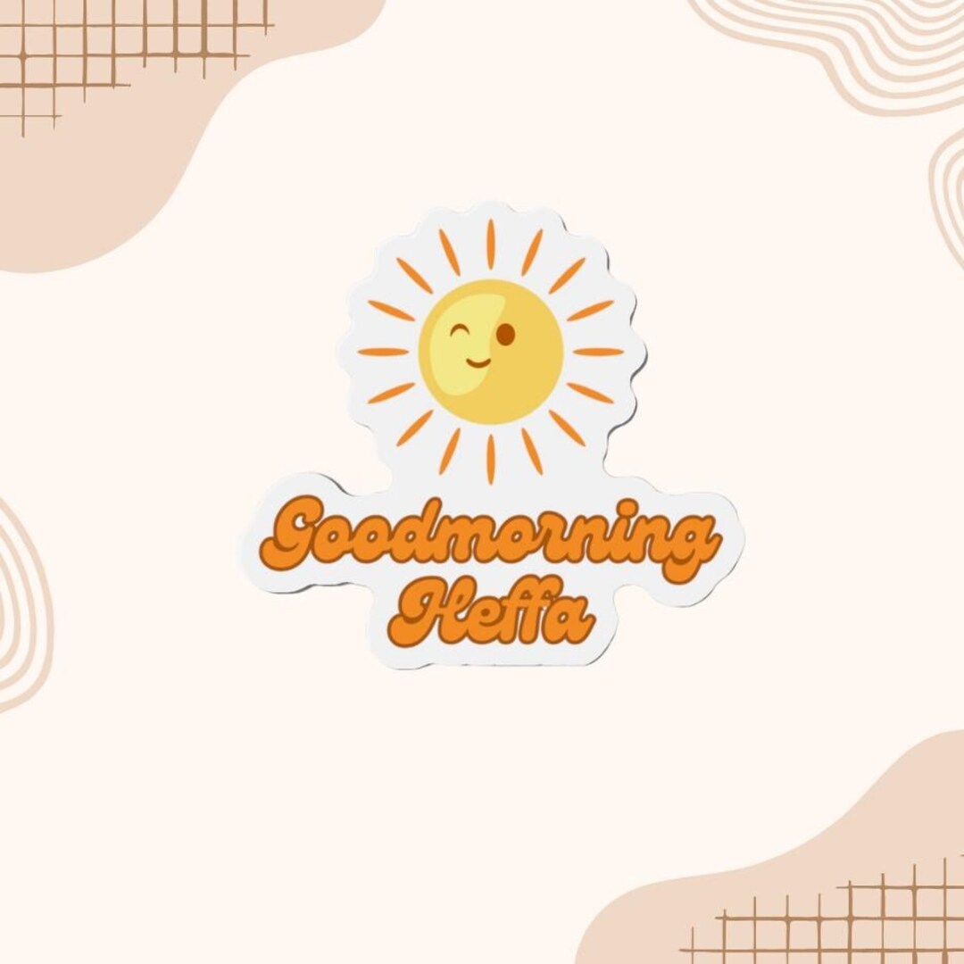 Goodmorning Heffa Magnet, Funny Magnet, Cute Kitchen Decor, Sarcastic ...