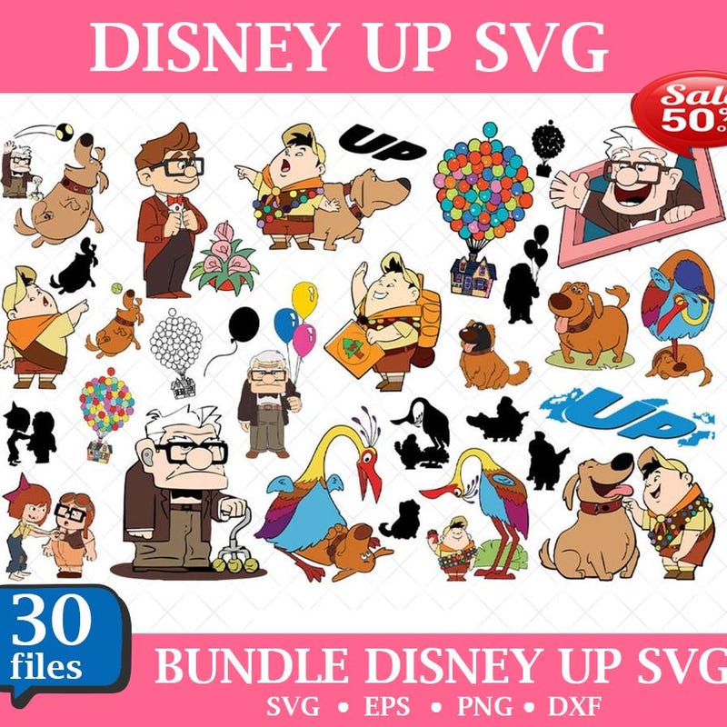 Up Movie Clipart - Etsy