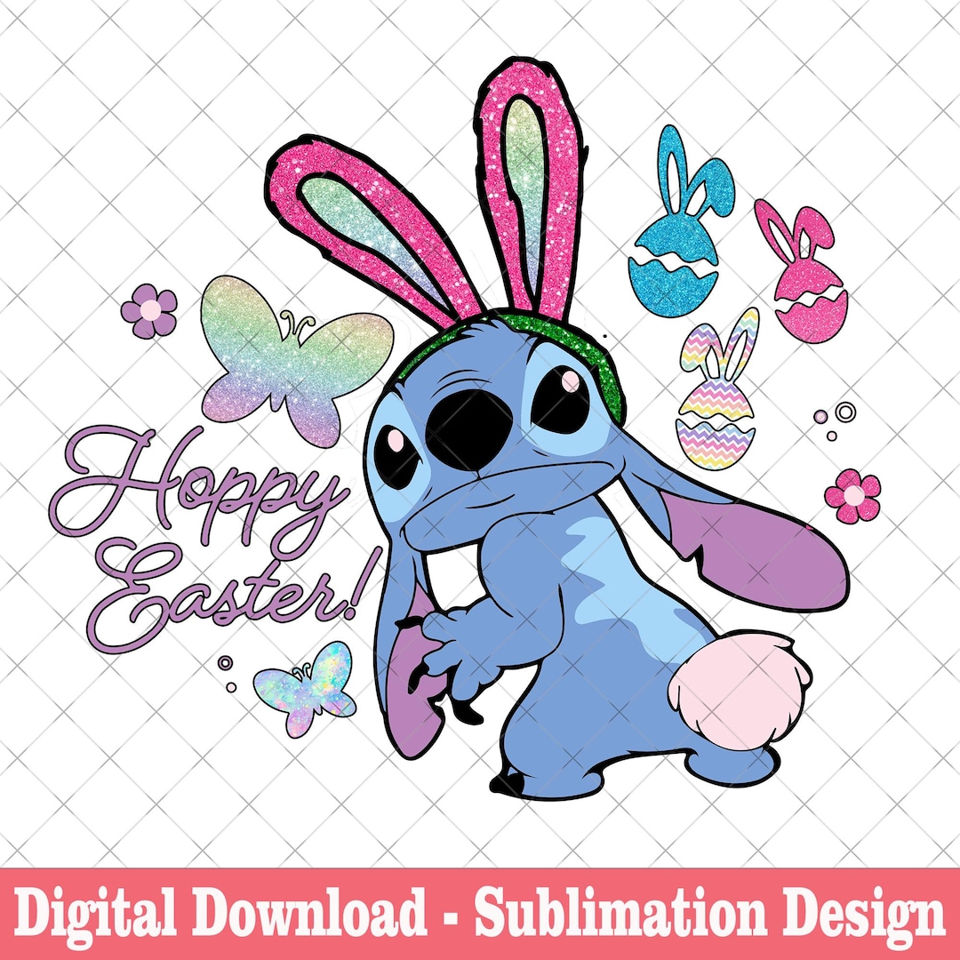 Cute Blue Alien Easter Day Png, Hoppy Easter Png, Happy Easter Day Png ...