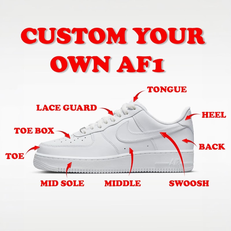 Personalized Af1 Wedding - Etsy