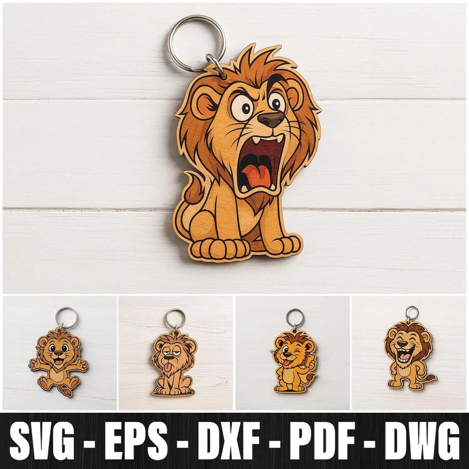 Funny Animal Mega Bundle Svg Laser Cut, Cute Ladybug, Funny Lion Svg ...