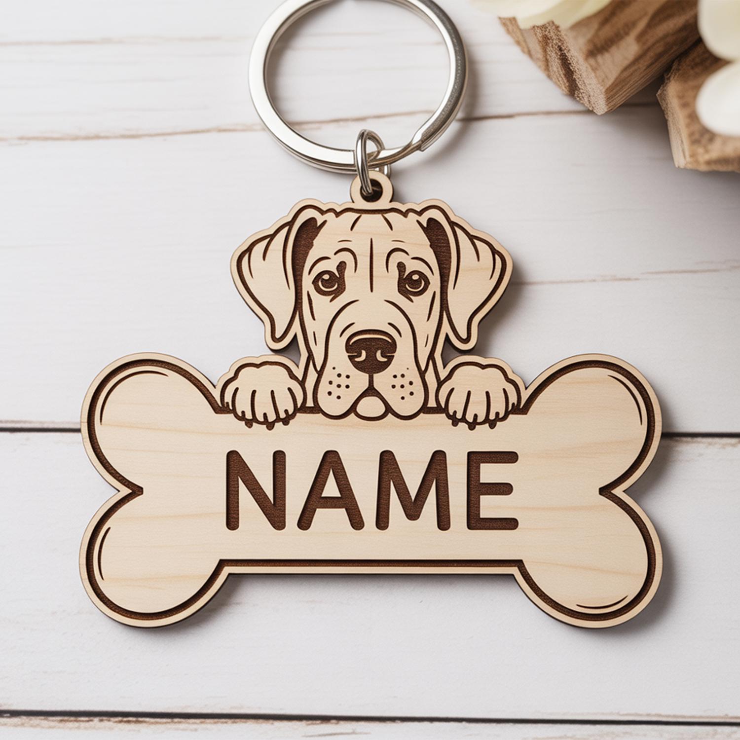 Ultimate Dog Name Tag Keychain Bundle Laser Cut, Pet Keychain Laser Cut ...