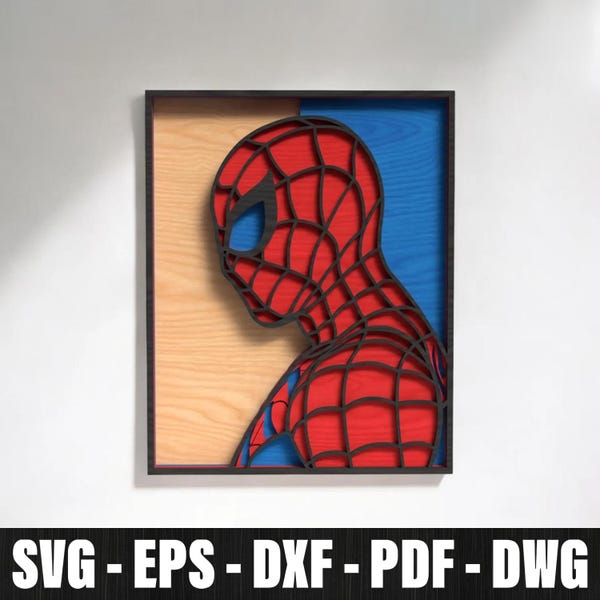 Spiderman Cut Outs - Etsy