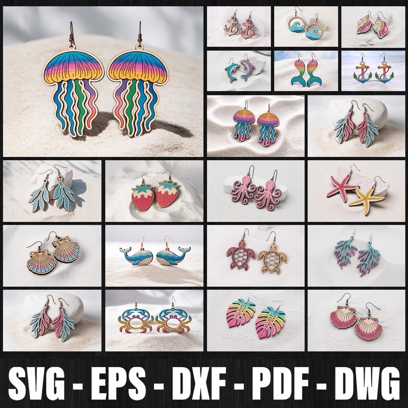 Nautical Earrings - Etsy