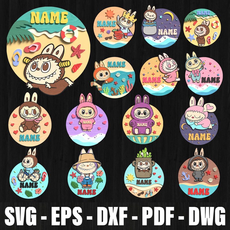 Labubu Vector - Etsy