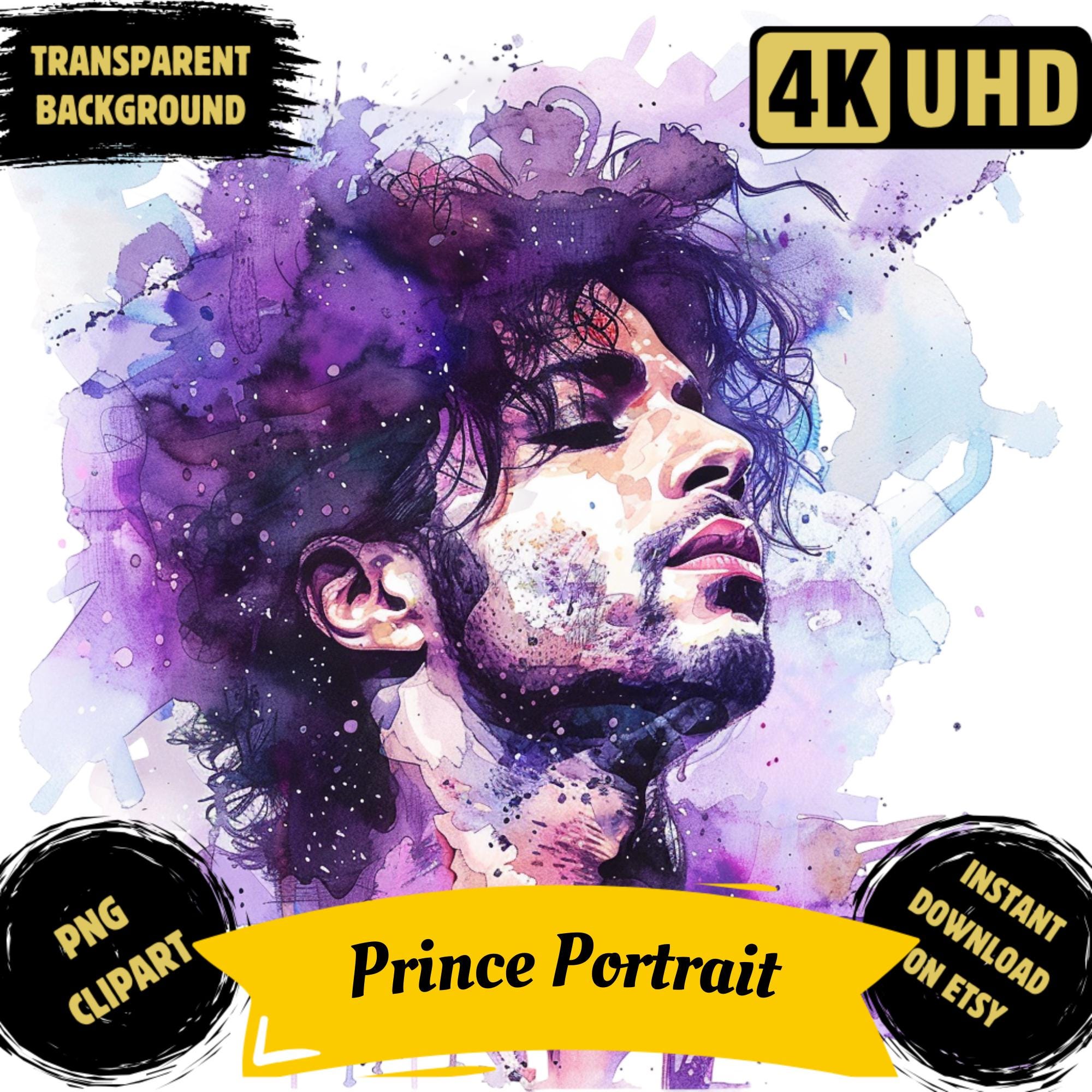 Prince Portrait PNG Clipart Bundle, Watercolor Prince Slhouette Images ...