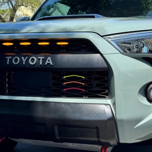 Toyota 4runner Tri-color Heritage Grille Clip on Badges - Etsy