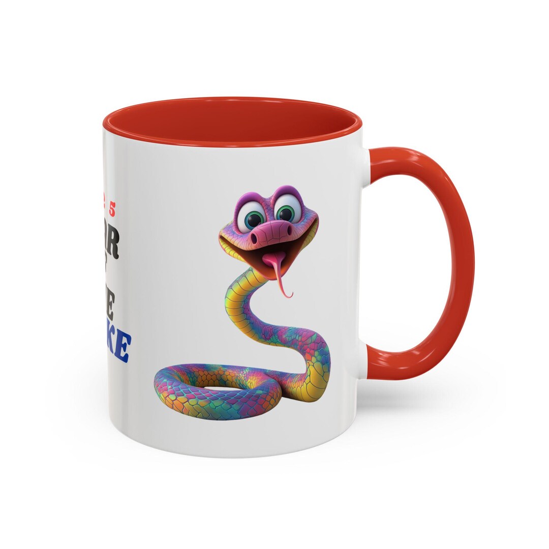 Ceramic Snake Mug, Cute and Funny Snake Art for 2025 V.6 - Etsy