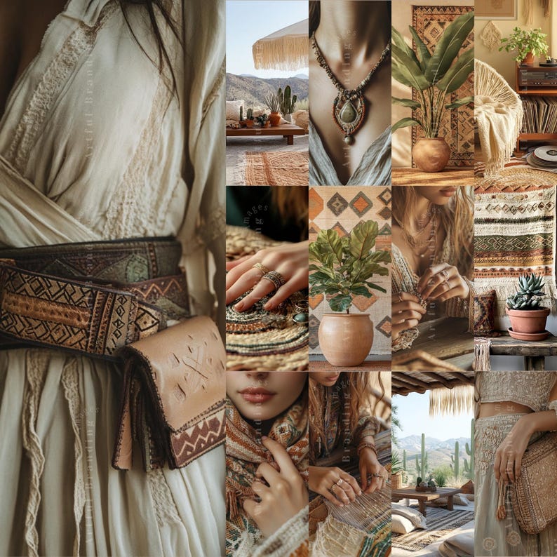 BOHO AESTHETIC Stock Images | 72 AI Stock Image Bundle With Plr and Mrr ...