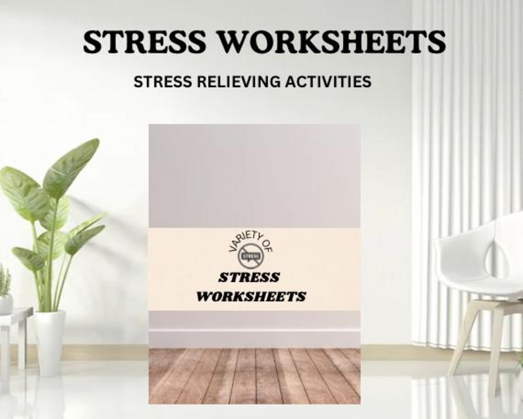 Stress Worksheets | Printable Management Techniques for Anxiety Relief ...