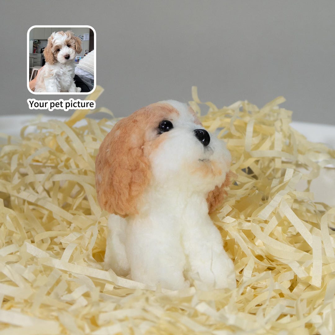 Handmade Pipe Cleaner Dog Plush, Customised Pipe Puppy Plush, Gift ...