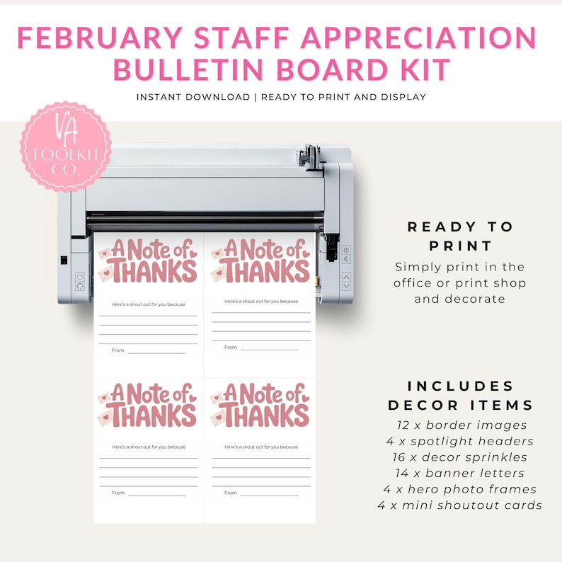 Employee Recognition Bulletin Board – Kindness Staff Appreciation ...