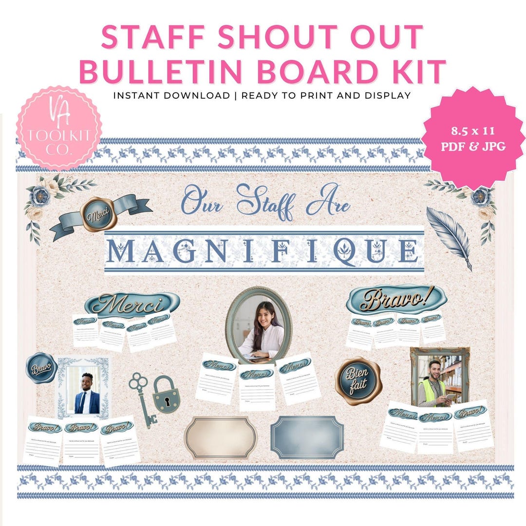 Employee Recognition Bulletin Board – Year Round Staff Appreciation ...