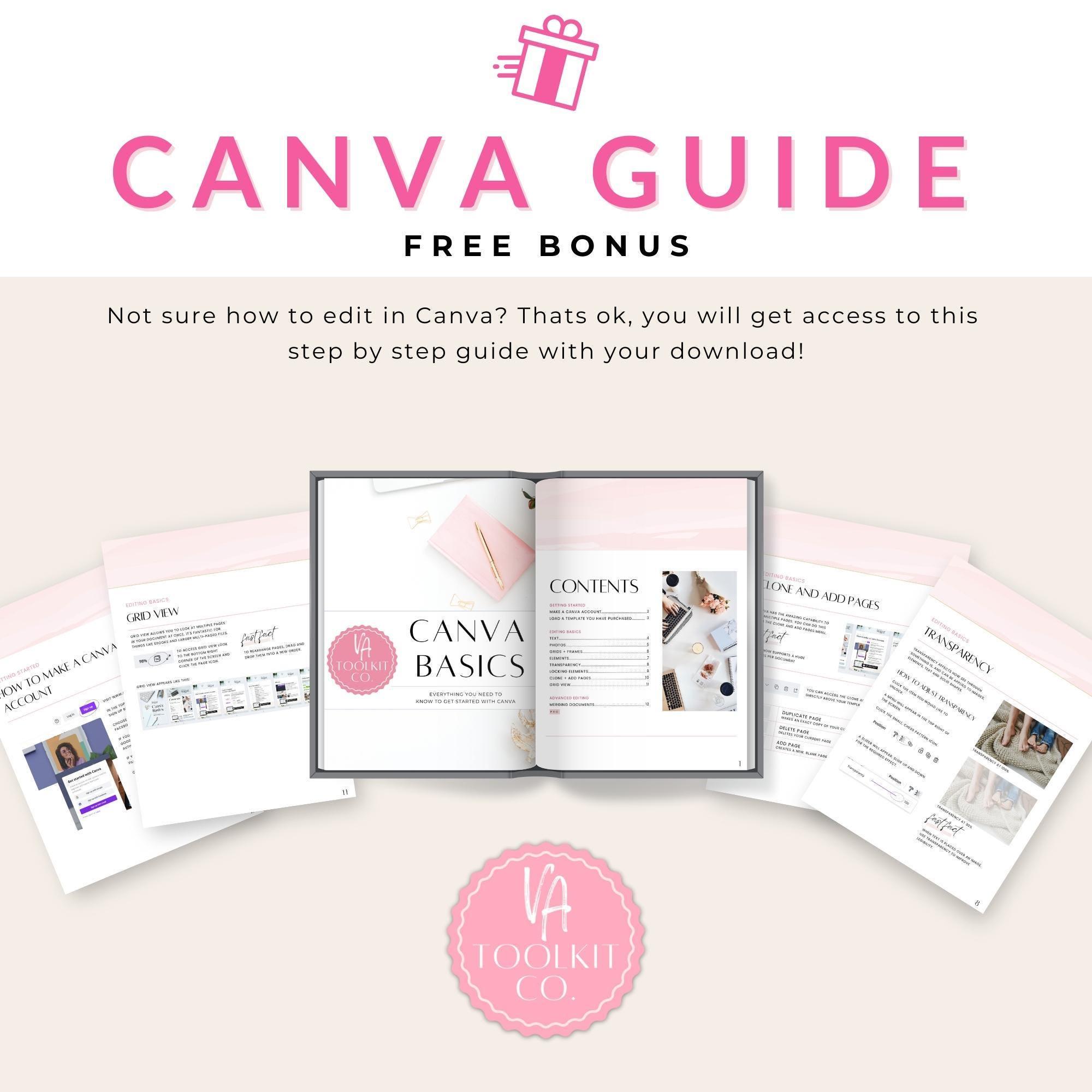 Client Intake Form - Editable - Social Media Management - Digital ...