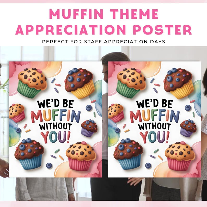 Employee Appreciation Treat Poster, Printable Thank You Sign, Staff ...