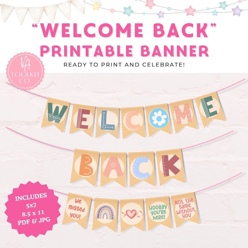 Welcome Back Sign for Coworker - Etsy