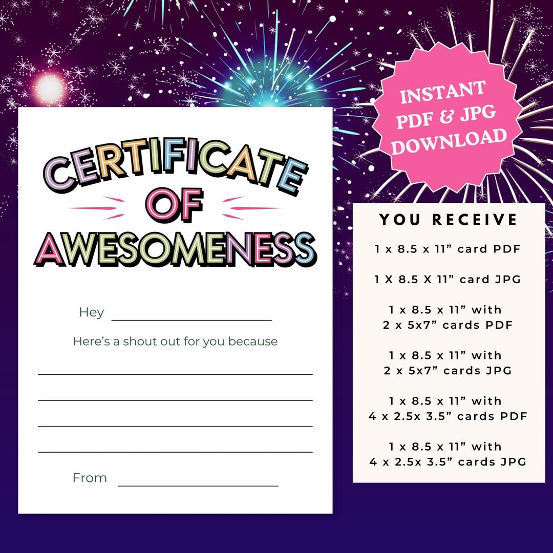 Employee Shout Out Cards for Staff Recognition, Printable Appreciation ...