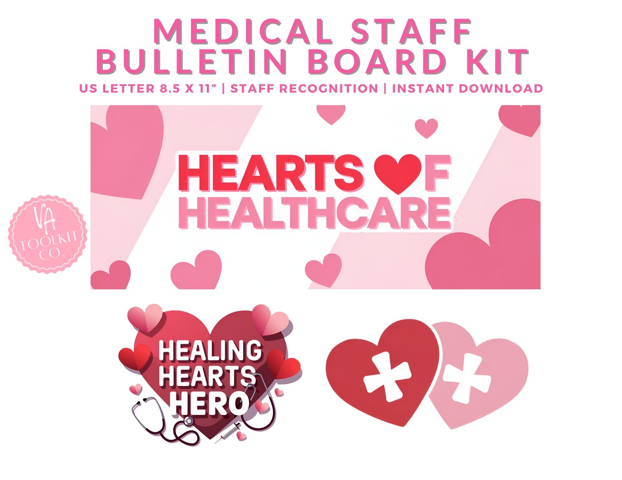 Hospital Bulletin Board Kit - Healthcare Heroes - Printable Medical ...