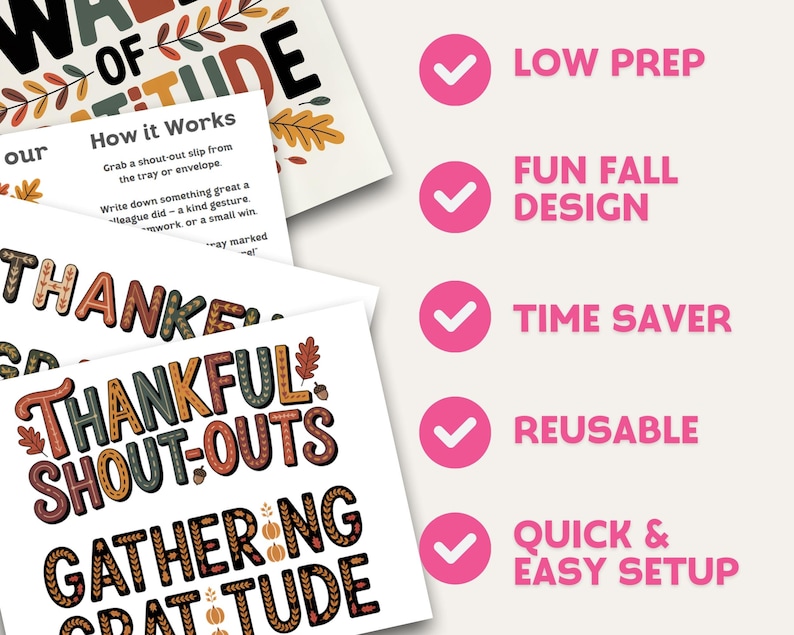 Staff Shout Out Board, Employee Recognition Kit, Staff Appreciation ...