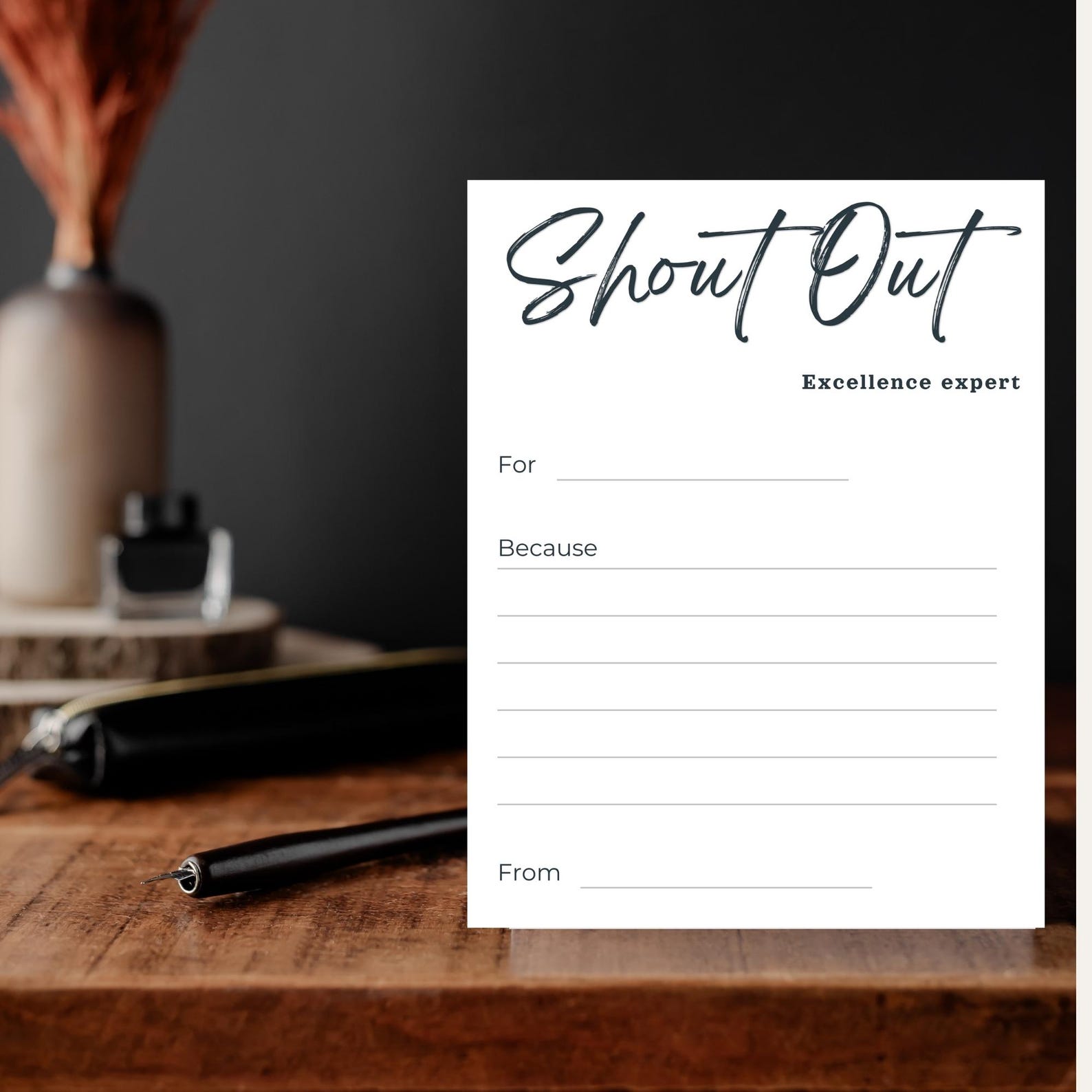 Staff Shout Out Cards - Employee Engagement - Printable Templates ...