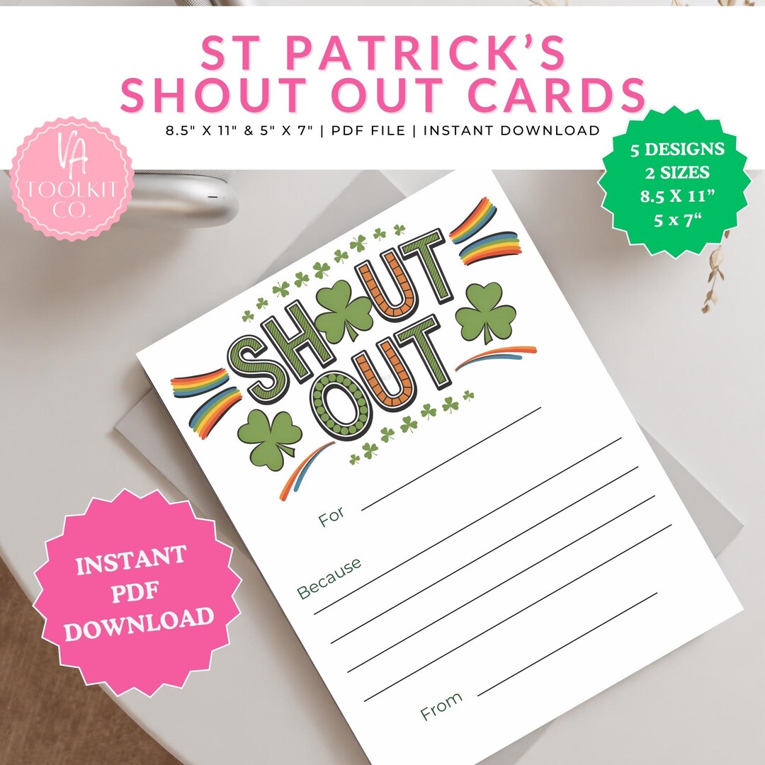 Staff Shout Out - Employee Engagement - Printable Templates - Kindness ...