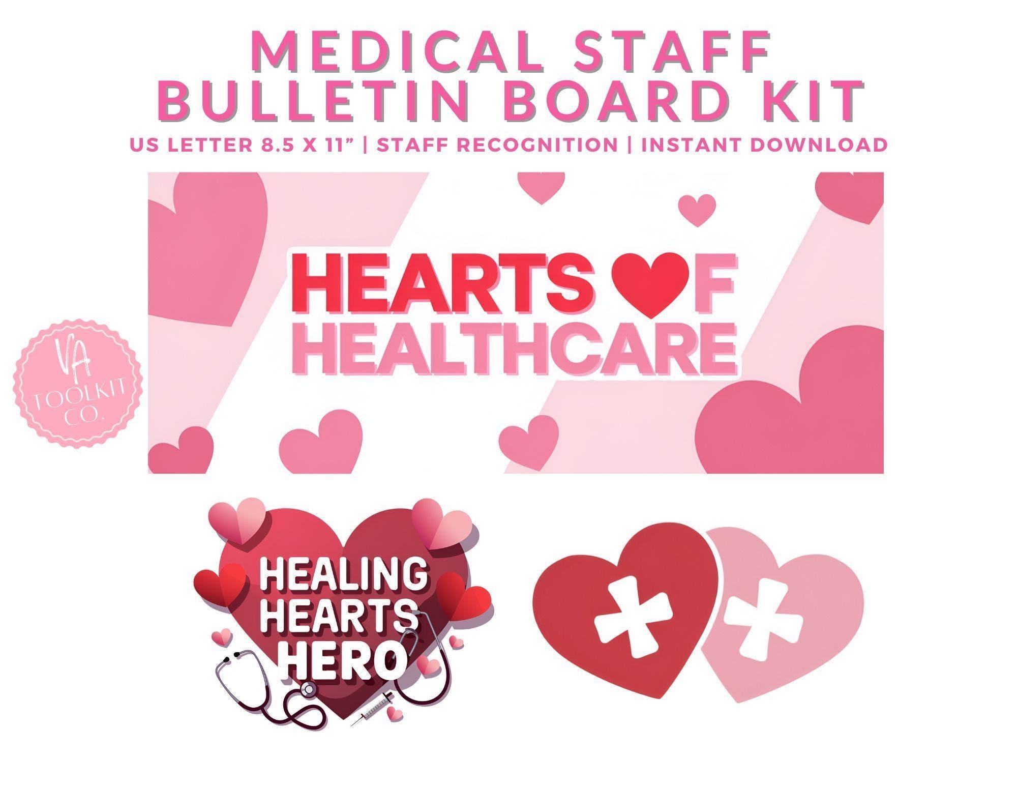 Medical Staff Bulletin Board Kit - Healthcare Heroes - Printable ...