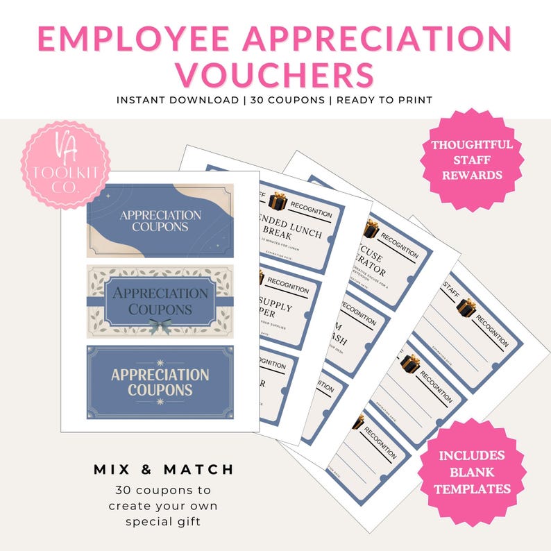 Funny Employee Appreciation Award, Employee Engagement, Printable ...