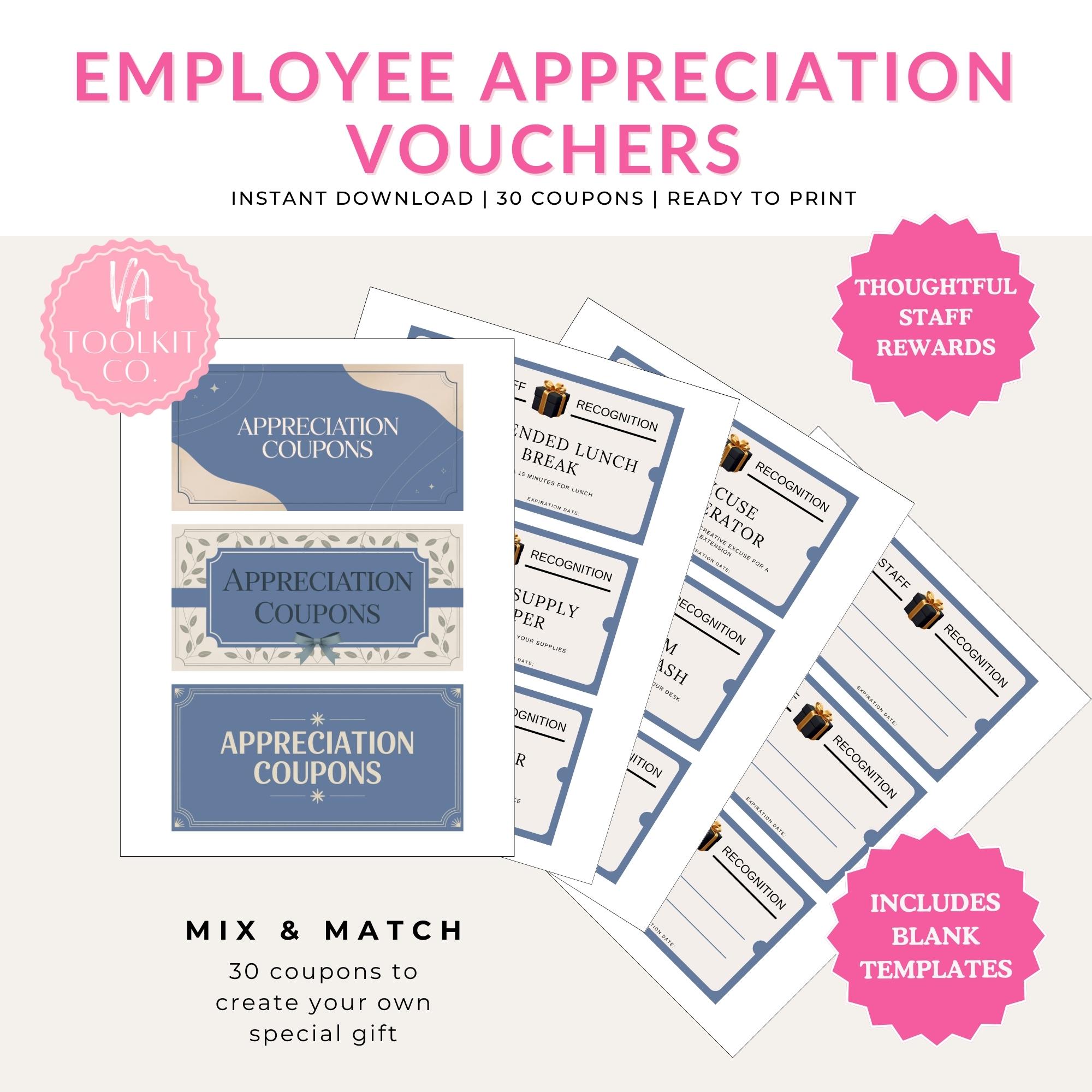 Funny Employee Appreciation Award, Employee Engagement, Printable ...