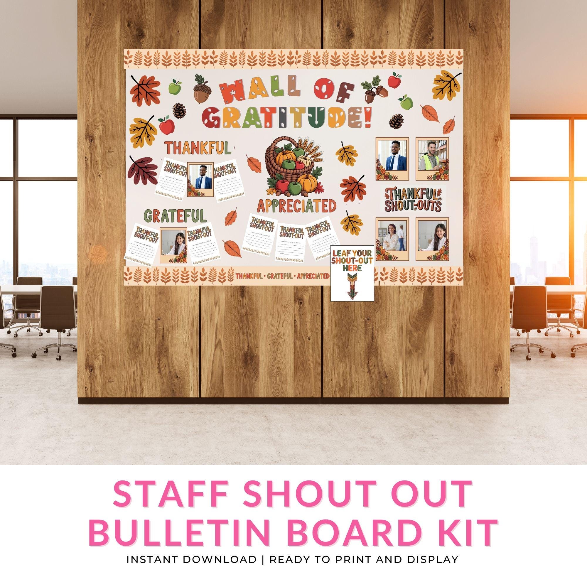 Staff Shout Out Board, Employee Recognition Kit, Staff Appreciation ...