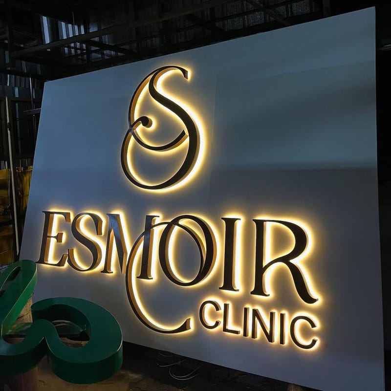 Back Lit Sign - Etsy