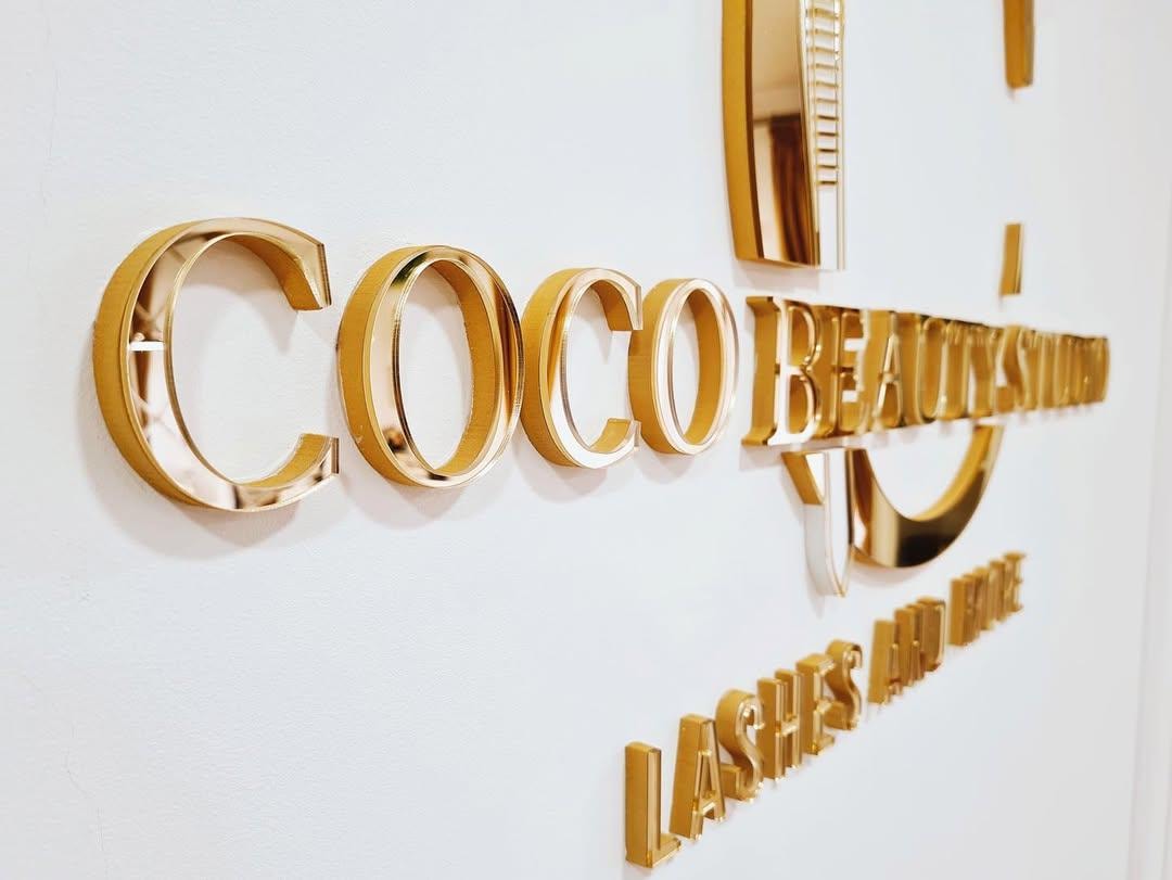 Custom Laser Cut Sign, 3D Business Logo , Laser Cut Sign, Beauty Salon ...