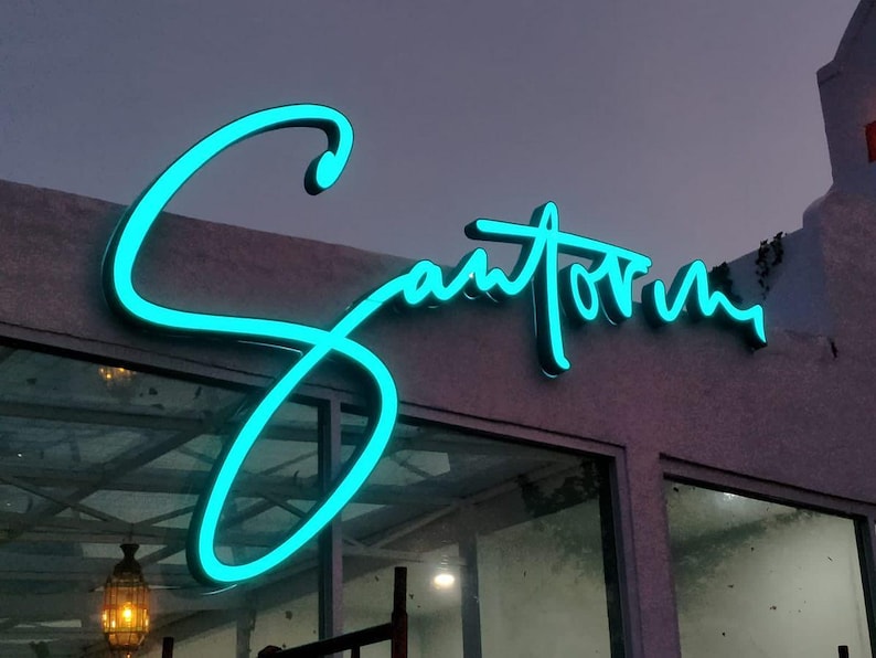 Custom Front Lit Channel Letters, Custom Signage, 3D Face Lit Signs ...